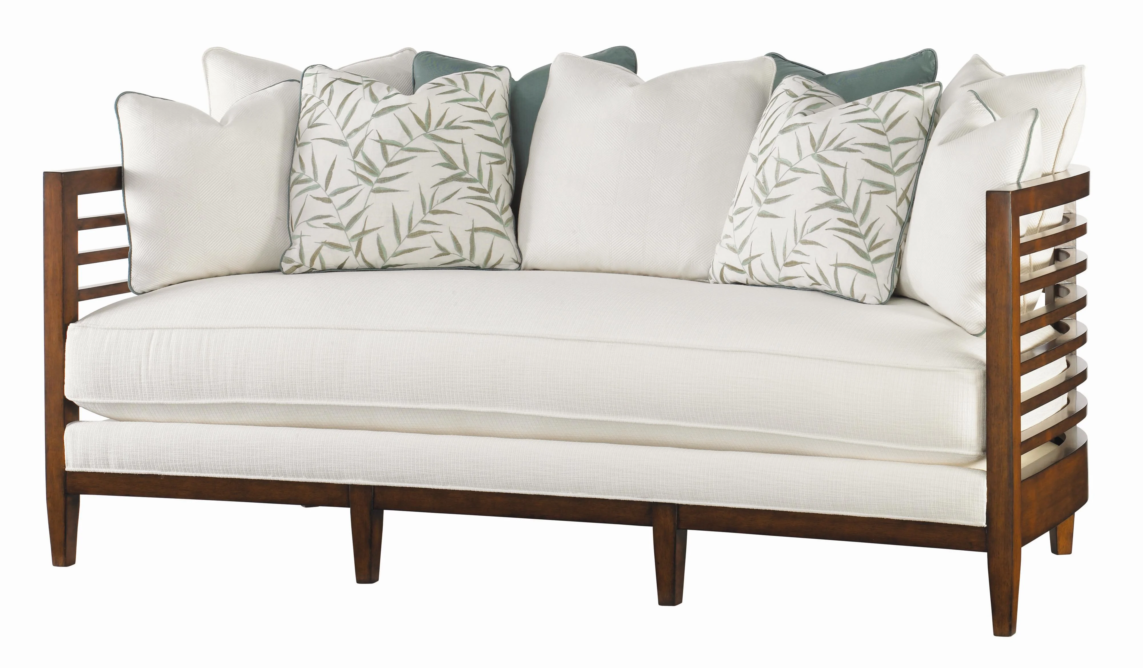 Tommy Bahama Home Ocean Club 1615-33 Exposed Wood St. Lucia Sofa | Belfort Furniture | Uph ...